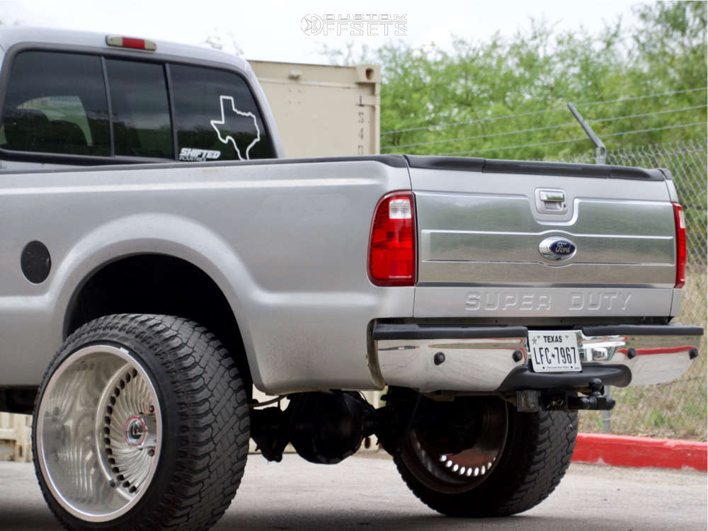 2004 Ford F-250 Super Duty with 24x16 -101 Fuel Forged Ff01 and 345 ...