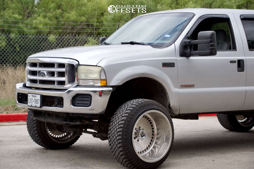 2004 Ford F-250 Super Duty with 24x16 -101 Fuel Forged Ff01 and 345 ...