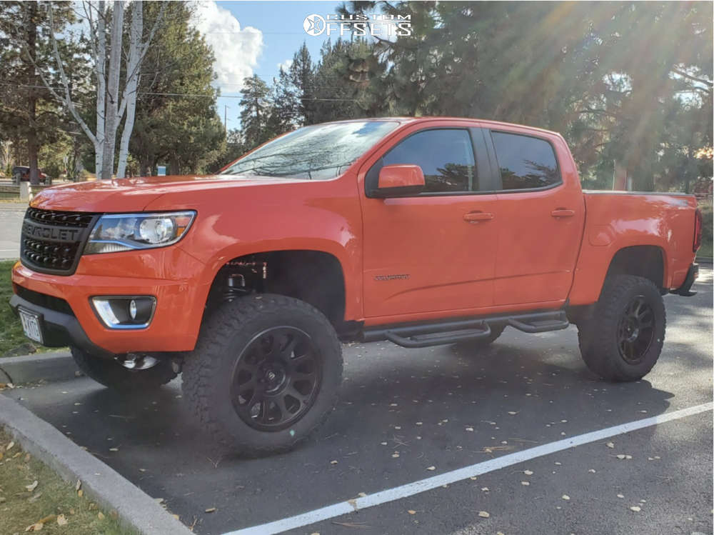 2019 Chevrolet Colorado with 20x9 0 Fuel Vector and 305/55R20 ...
