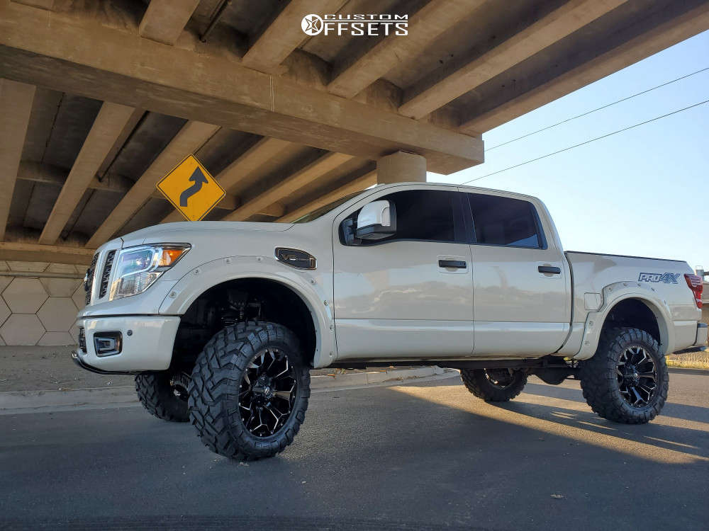 2017 Nissan Titan with 20x10 -18 Fuel Assault and 35/12.5R20 Fuel ...