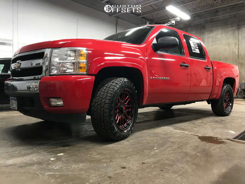 2008 Chevrolet Silverado 1500 with 20x9 19 Fuel Ignite and 285/55R20 ...