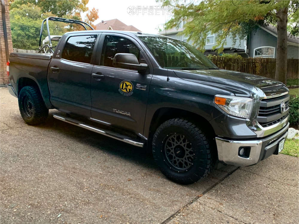 2014 Toyota Tundra with 18x9 12 Vision Rocker and 33/12.5R18 Nitto ...