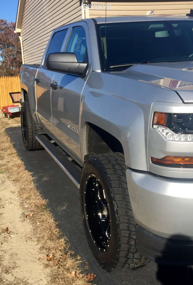 2018 Chevrolet Silverado 1500 with 20x10 -19 Hostile Stryker and 305 ...