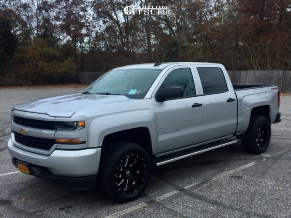 2018 Chevrolet Silverado 1500 with 20x10 -19 Hostile Stryker and 305 ...