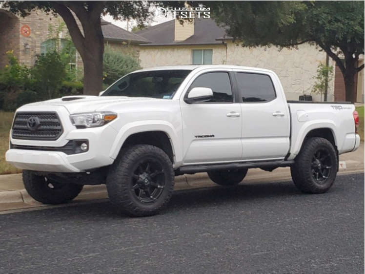2017 Toyota Tacoma with 20x10 -12 Fuel Coupler and 275/55R20 Nitto ...