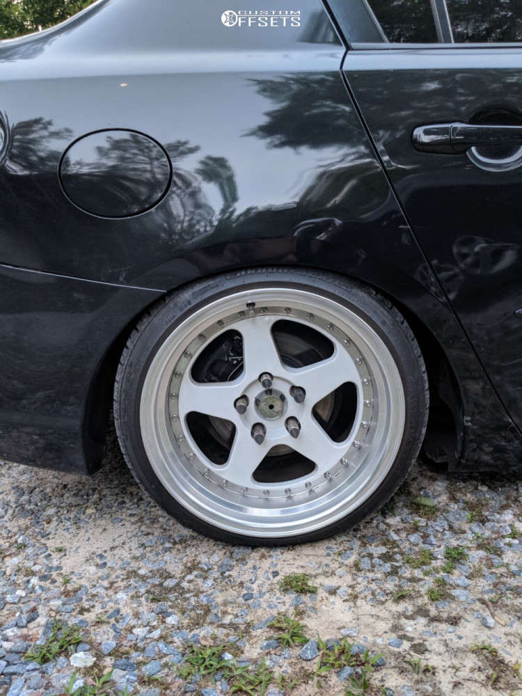 2009 Mazda 3 with 17x9 25 JNC Jnc010 and 205/40R17 Nexen 5000 and ...