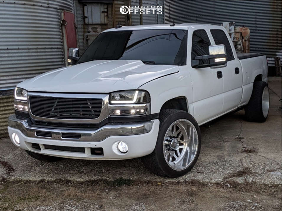 2003 GMC Sierra 2500 HD Classic with 22x12 -40 American Force Trax Ss ...