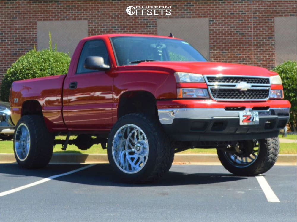 2006 Chevrolet Silverado 1500 Classic with 22x14 -76 TIS 544V and 35/13 ...