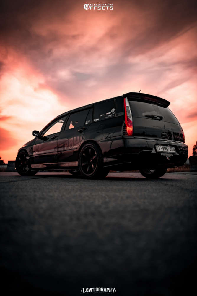 2006 Mitsubishi Lancer Wheel Offset Nearly Flush Coilovers | 834371 ...