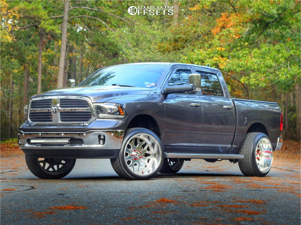 2016 Ram 1500 with 24x14 -73 American Force Flux Ss and 305/35R24 ...