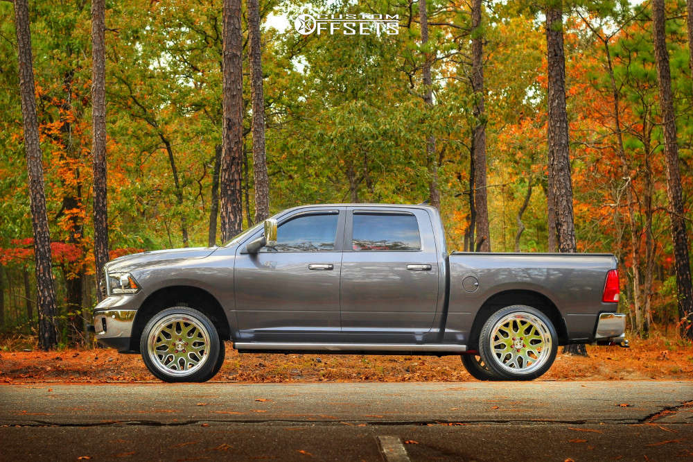 2016 Ram 1500 with 24x14 -73 American Force Flux Ss and 305/35R24 ...