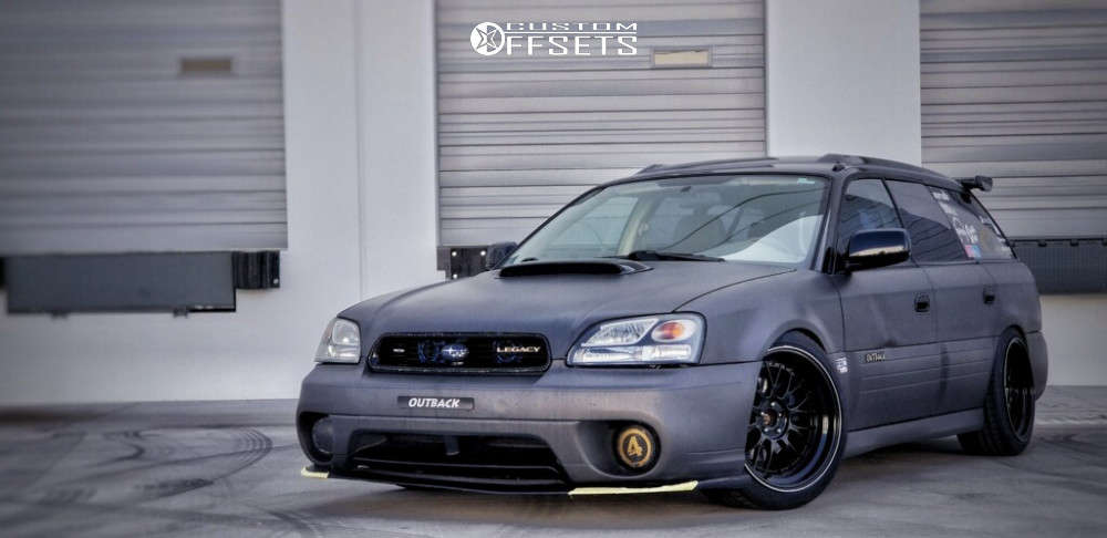 2001 Subaru Outback with 18x10 25 XXR 521 and 245/40R18 Nankang NS-25 ...