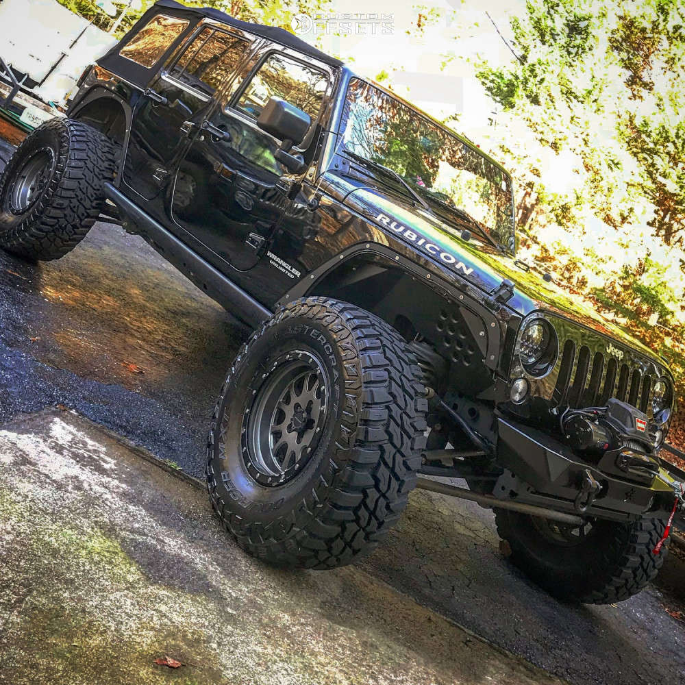 2016 Jeep Wrangler JK with 17x9 -12 Pro Comp Series 44 and 37/12.5R17 ...