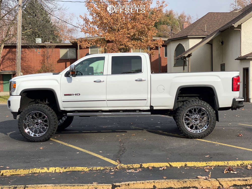 2016 GMC Sierra 2500 HD with 24x12 -51 Vision Rocker and 38/13.5R24 ...
