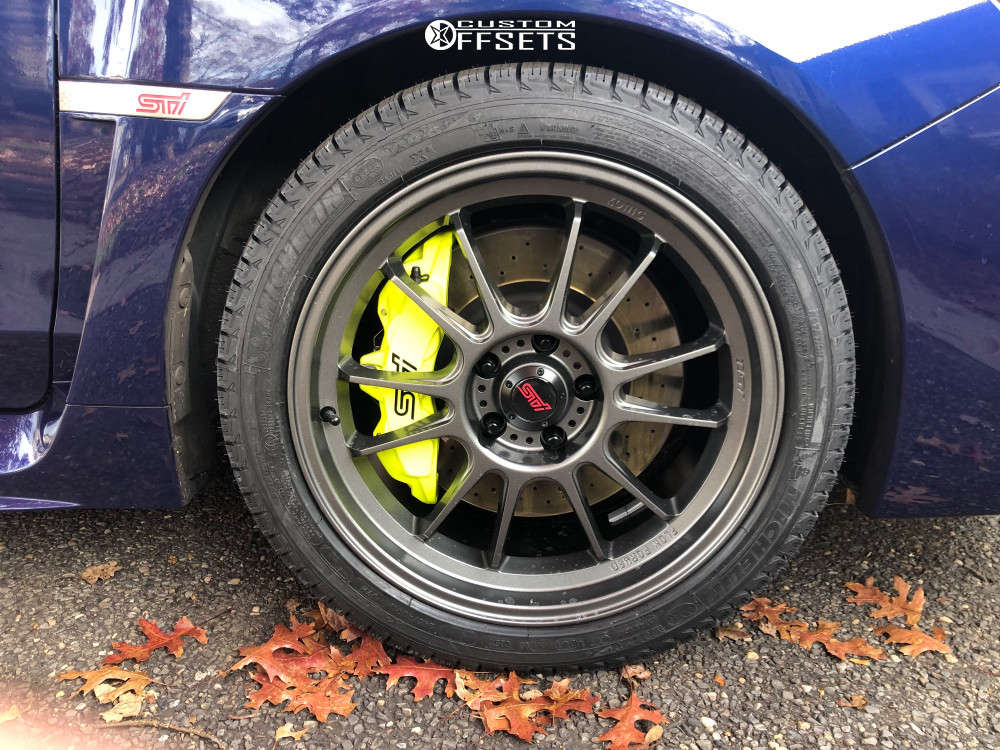 2019 Subaru WRX STI with 18x8.5 35 Konig Hypergram and 245/40R18 ...