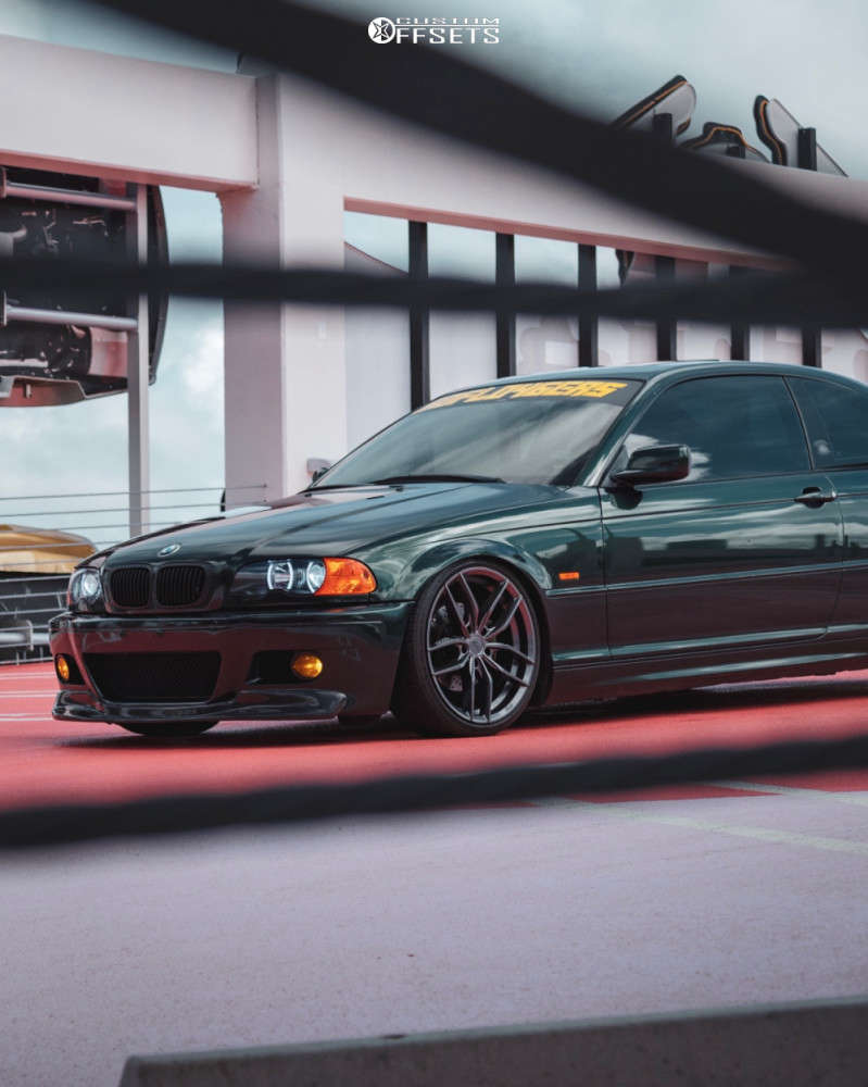 2003 BMW 325Ci with 19x8.5 35 Niche Vosso and 225/35R19 Hankook Ventus ...