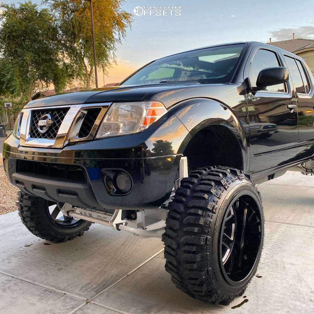 2017 Nissan Frontier with 22x14 -76 Moto Metal Mo402 and 35/12.5R22 ...