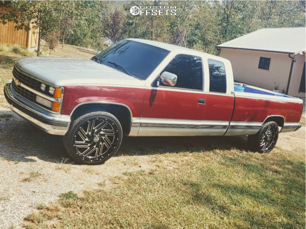 1988 Chevrolet C2500 with 22x10 15 Hardcore Offroad Hc11 and 265/35R22 ...