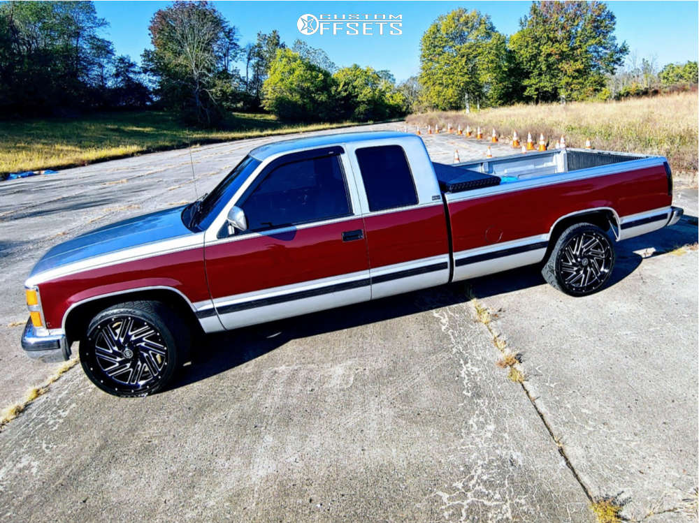 1988 Chevrolet C2500 with 22x10 15 Hardcore Offroad Hc11 and 265/35R22 ...