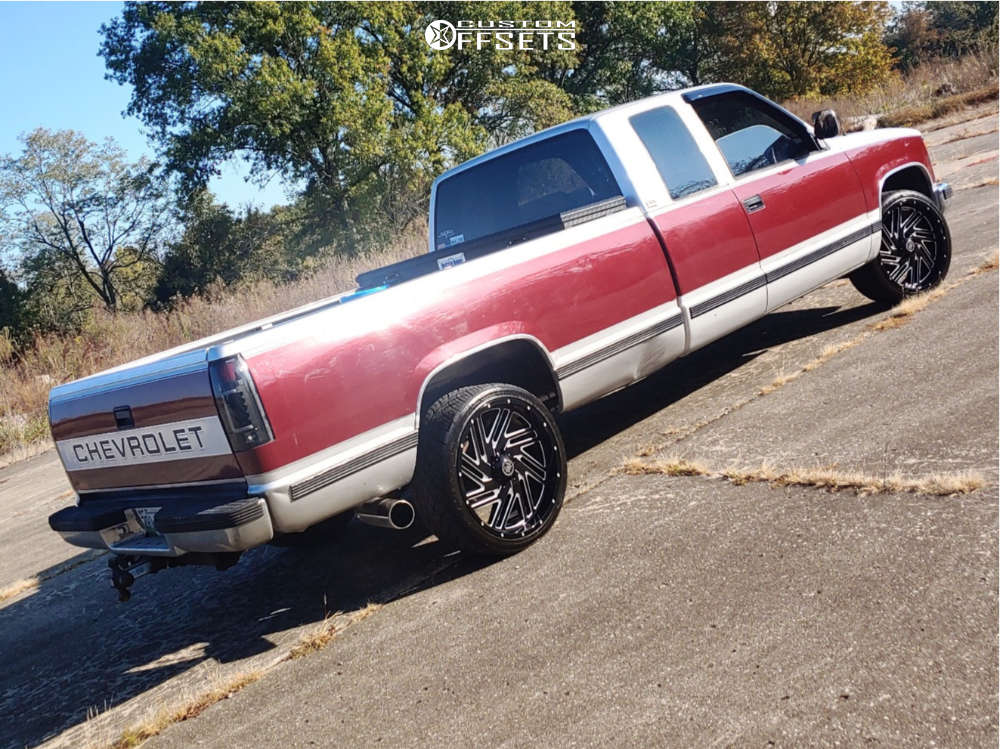 1988 Chevrolet C2500 with 22x10 15 Hardcore Offroad Hc11 and 265/35R22 ...