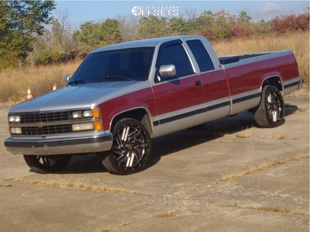 1988 Chevrolet C2500 with 22x10 15 Hardcore Offroad Hc11 and 265/35R22 ...
