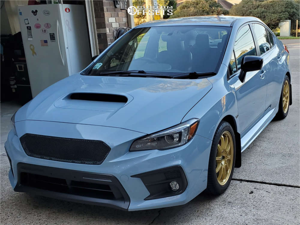 2019 Subaru WRX with 17x8 42 Method MR503 and 245/45R17 Continental ...