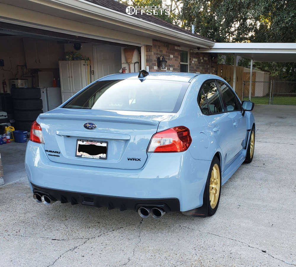 2019 Subaru WRX with 17x8 42 Method MR503 and 245/45R17 Continental ...