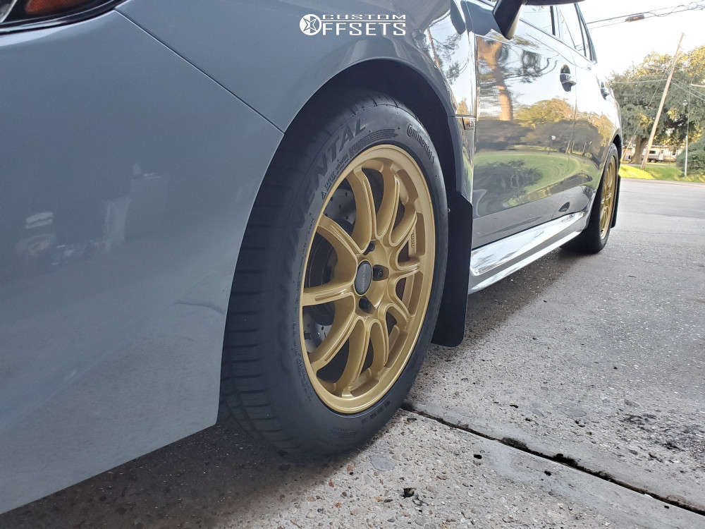 2019 Subaru WRX with 17x8 42 Method MR503 and 245/45R17 Continental ...