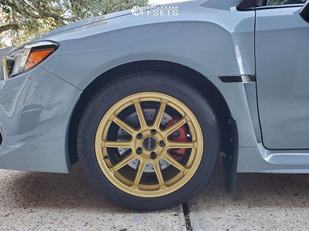 2019 Subaru WRX with 17x8 42 Method MR503 and 245/45R17 Continental ...