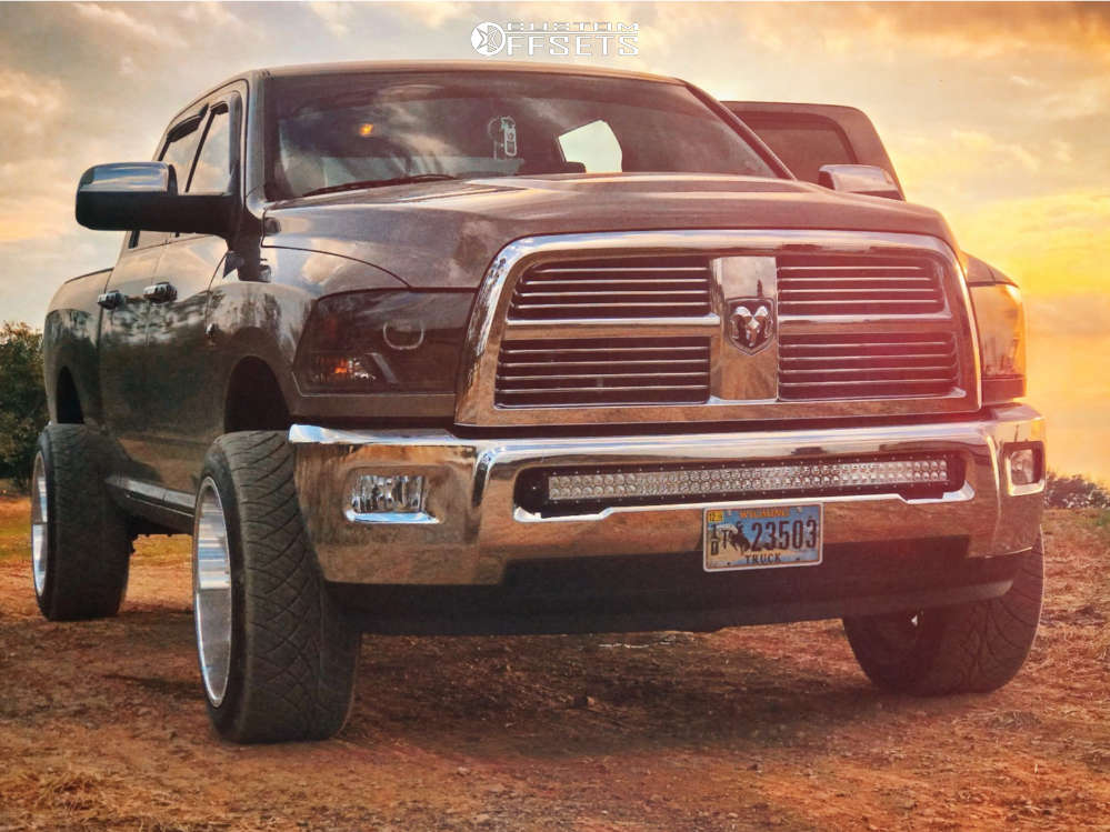 2010 Dodge Ram 2500 with 22x12 -40 American Force Kash Ss and 305/45R22 ...