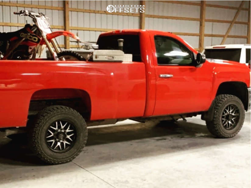 2008 Chevrolet Silverado 2500 HD with 18x9 18 American Racing Ar910 and ...