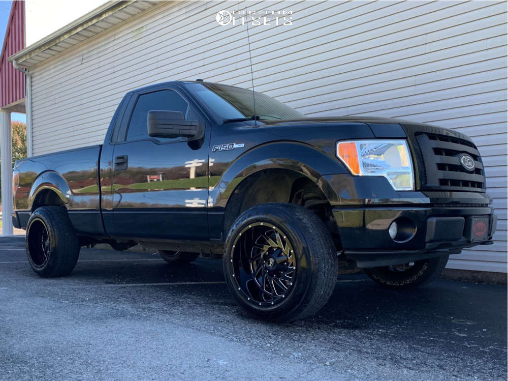 2009 Ford F-150 with 20x12 -44 Hardrock Crusher and 275/55R20 Goodyear ...