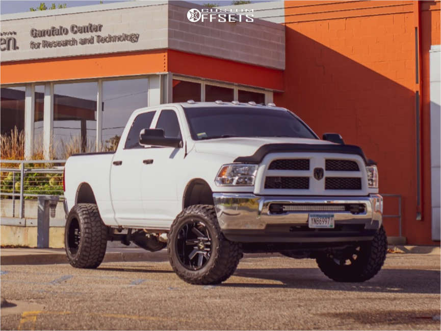 2017 Ram 3500 with 20x12 -51 ARKON OFF-ROAD Lincoln and 35/13.5R20 Fury ...