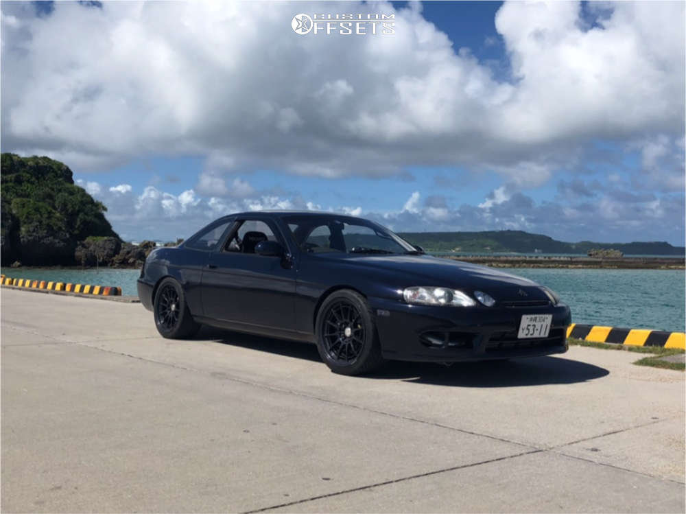 1993 Lexus SC400 with 18x9.5 27 Enkei NT03M and 255/40R18 Zeknova ...