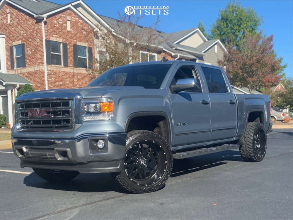 2015 GMC Sierra 1500 Wheel Offset Aggressive > 1" Outside Fender ...