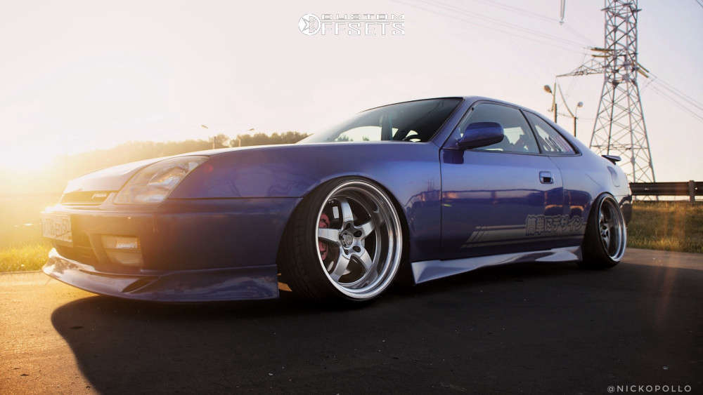 2001 Honda Prelude with 18x9.5 12 7Twenty Style 49 and 215/35R18 ...