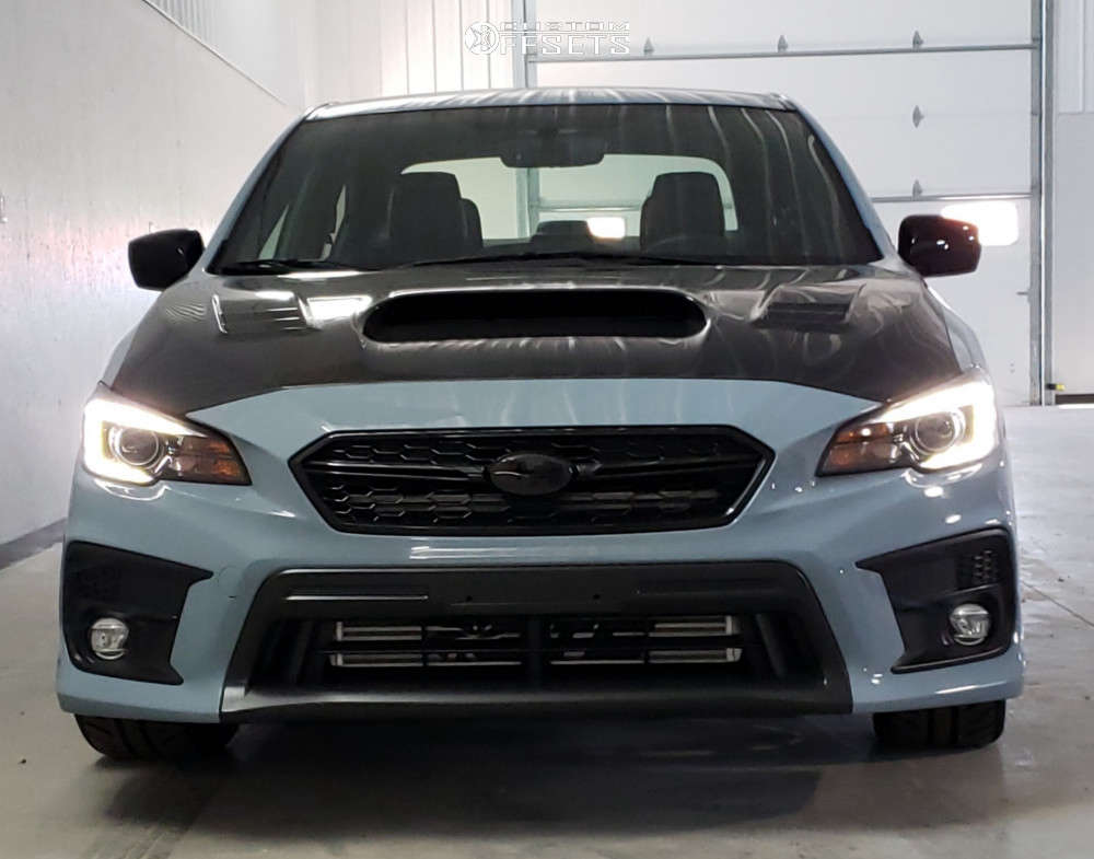 2019 Subaru WRX with 18x8.5 35 WedsSport Sa-20r and 245/40R18 ...