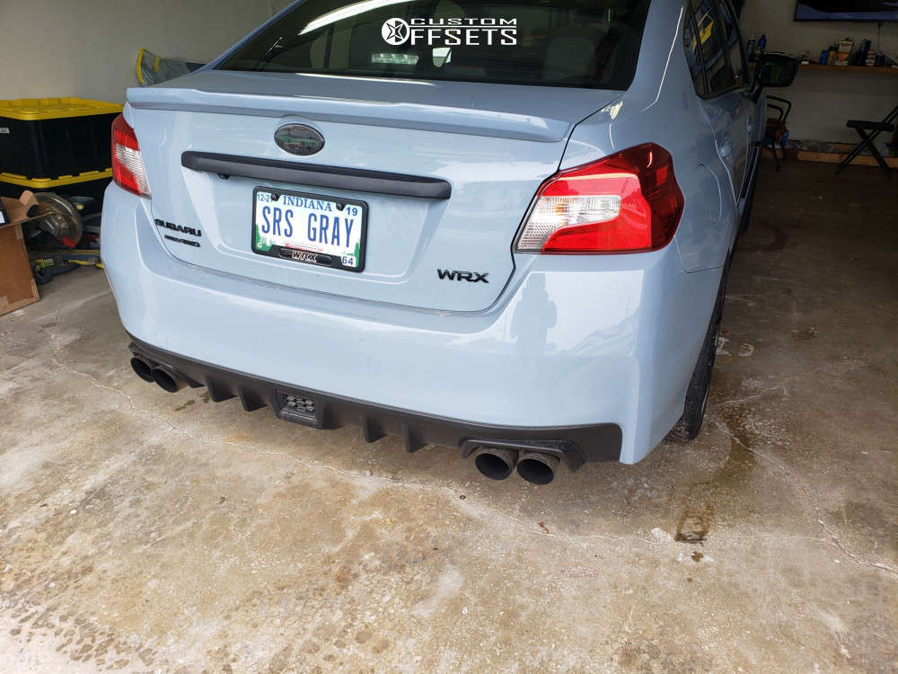 2019 Subaru WRX with 18x8.5 35 WedsSport Sa-20r and 245/40R18 ...