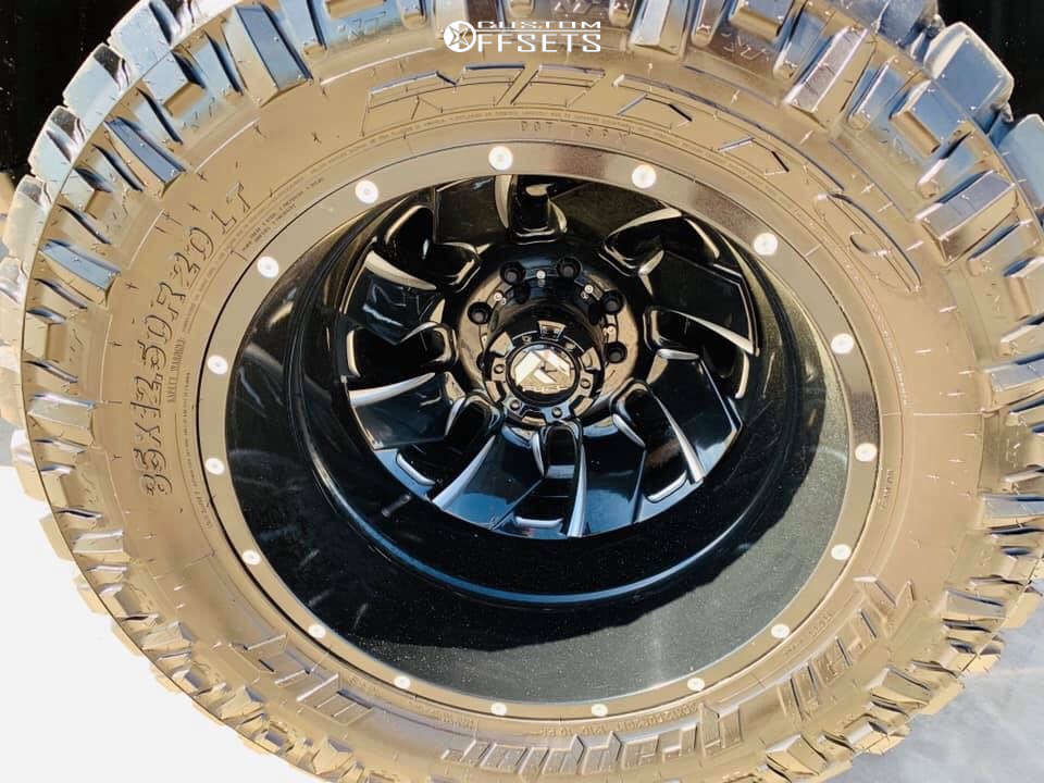 2018 Ram 3500 with 20x8.25 105 Fuel Cleaver and 35/12.5R20 Fuel Mud ...