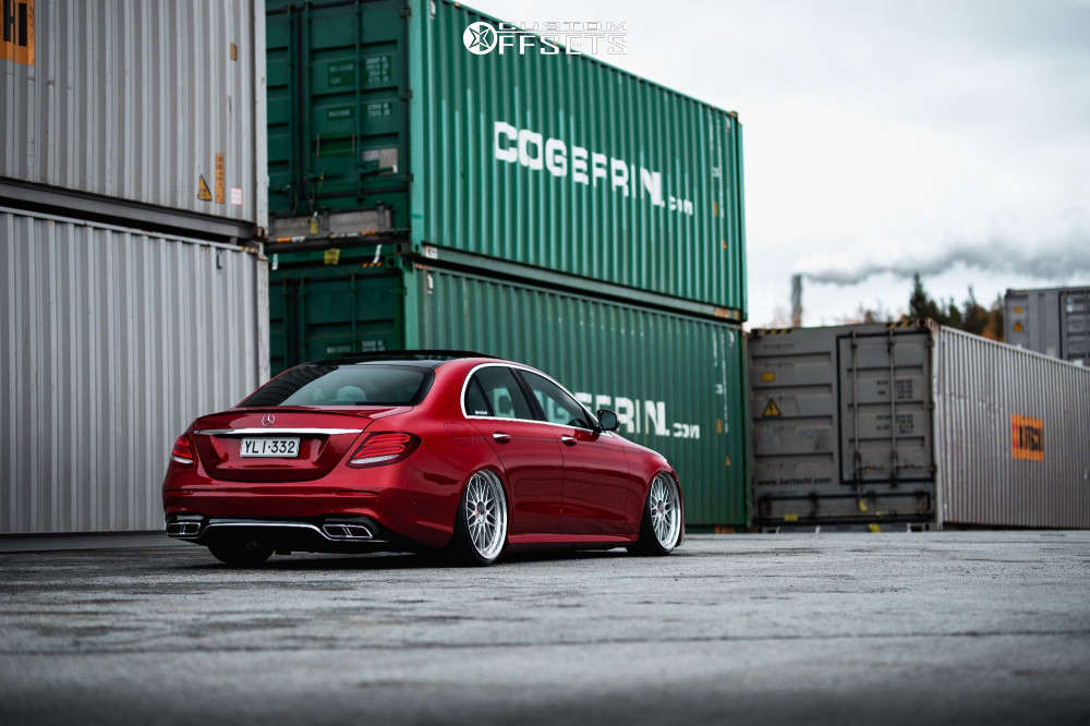 2016 Mercedes-Benz E350 with 21x10 40 BBS Lm and 245/30R21 Achilles Atr ...