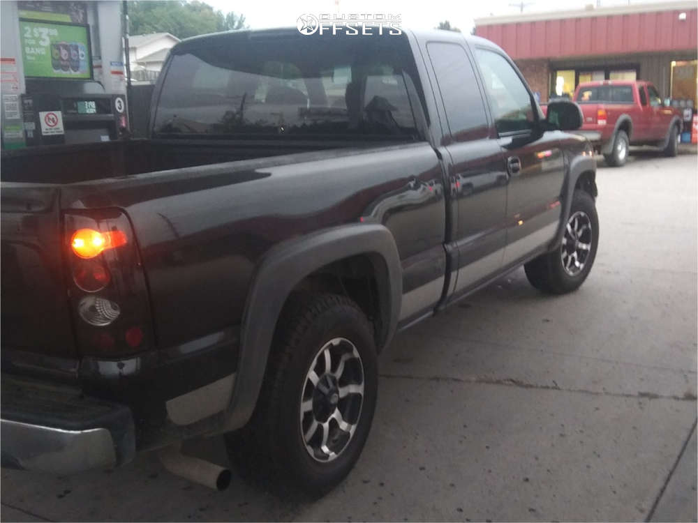 1999 Chevrolet Silverado 1500 with 17x8.5 18 Vision Valor and 265/70R17 ...
