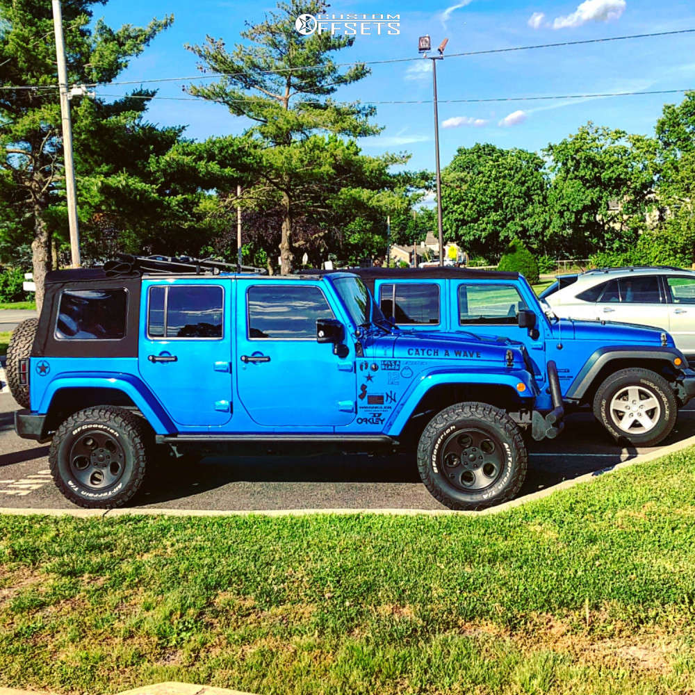 2015 Jeep Wrangler JK with 17x8.5 10 AEV Savegre and 305/65R17 ...