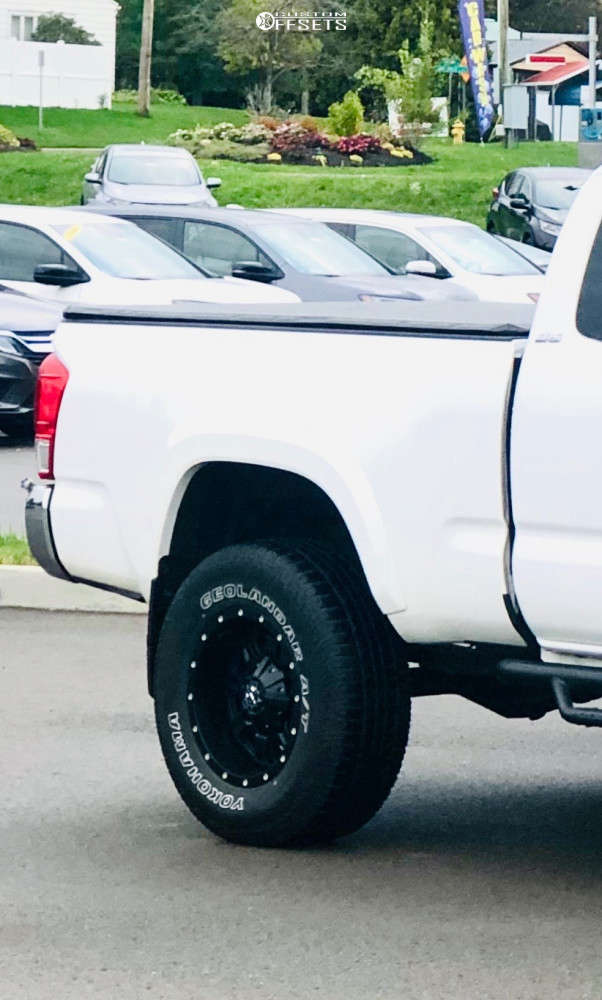 2016 Toyota Tacoma with 17x9 -12 TIS 535B and 255/65R17 Yokohama ...