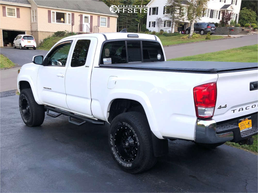 2016 Toyota Tacoma with 17x9 -12 TIS 535B and 255/65R17 Yokohama ...