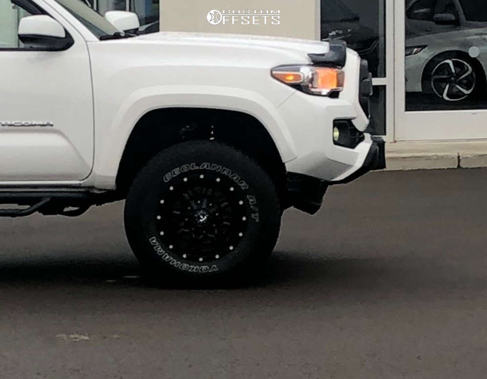 2016 Toyota Tacoma with 17x9 -12 TIS 535B and 255/65R17 Yokohama ...