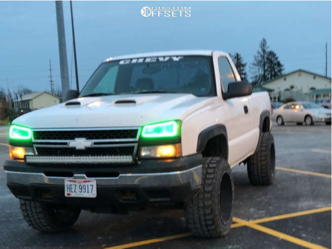 2006 Chevrolet Silverado 1500 with 20x12 -44 Vision Rocker and 33/12 ...