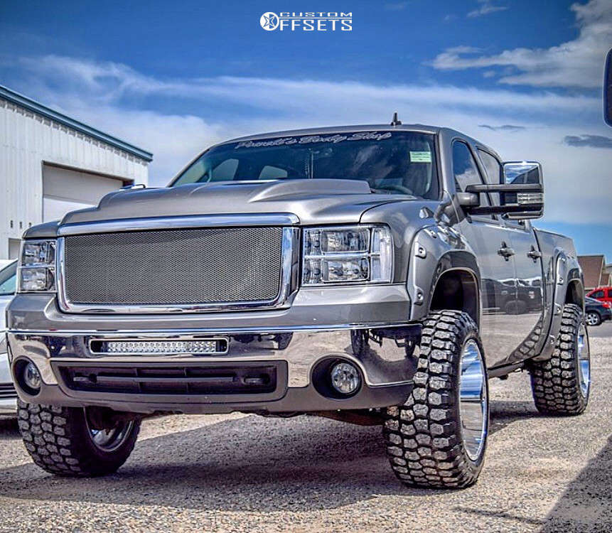 2008 GMC Sierra 1500 with 20x12 -51 Vision Rocker and 33/12.5R20 ...