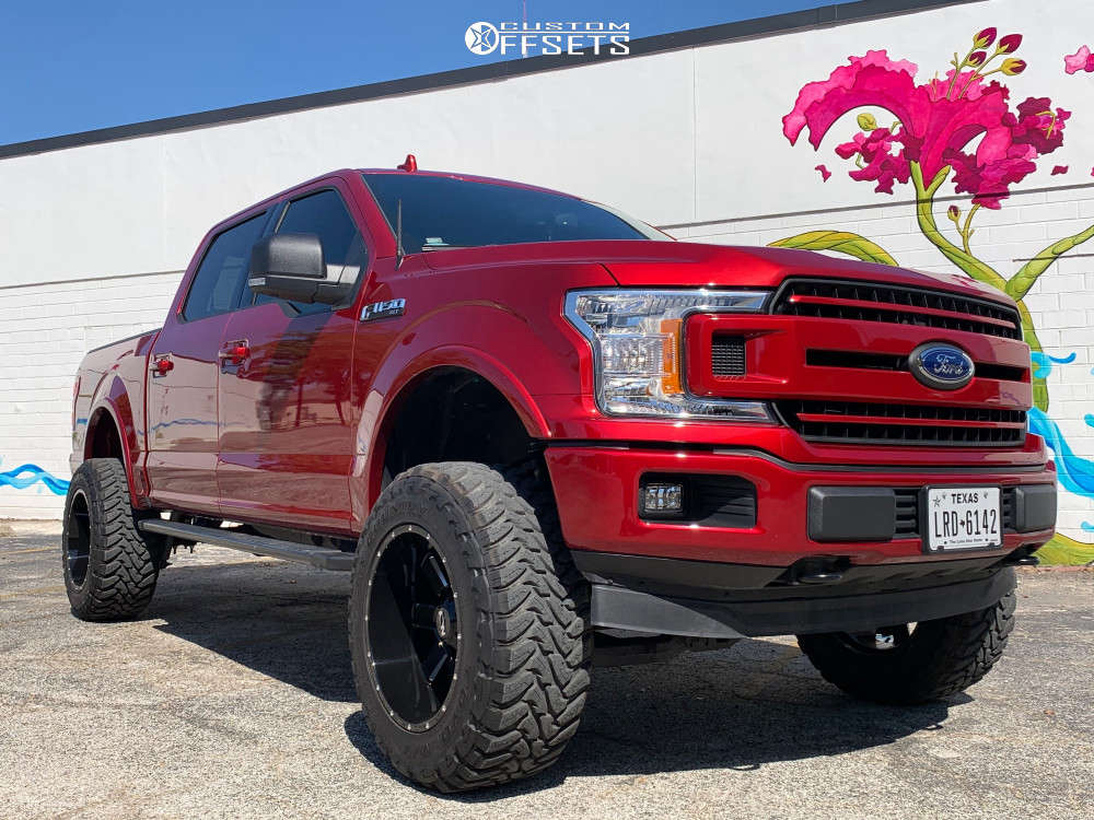 2018 Ford F-150 with 20x12 -44 Alloy Ion Style 141 and 35/12.5R20 Toyo ...
