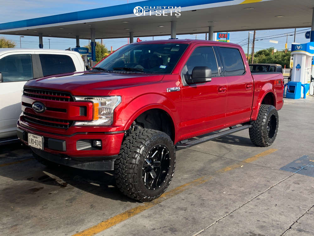 2018 Ford F-150 with 20x12 -44 Alloy Ion Style 141 and 35/12.5R20 Toyo ...