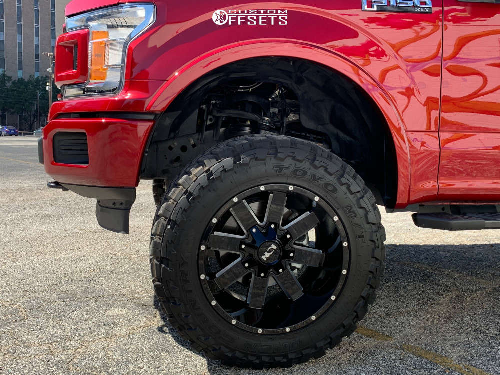 2018 Ford F-150 with 20x12 -44 Alloy Ion Style 141 and 35/12.5R20 Toyo ...